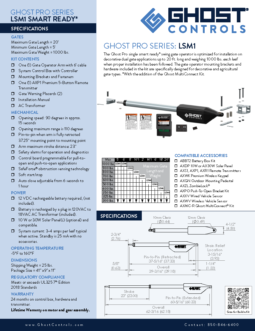 Ghost Controls PRO Series Trifold Brochure – Pro-Ghost Controls