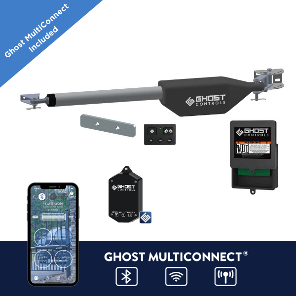 SMART GHOST PRO SINGLE AUTOMATIC GATE OPENER KIT BUNDLE LSM1 + AXMC-R ...
