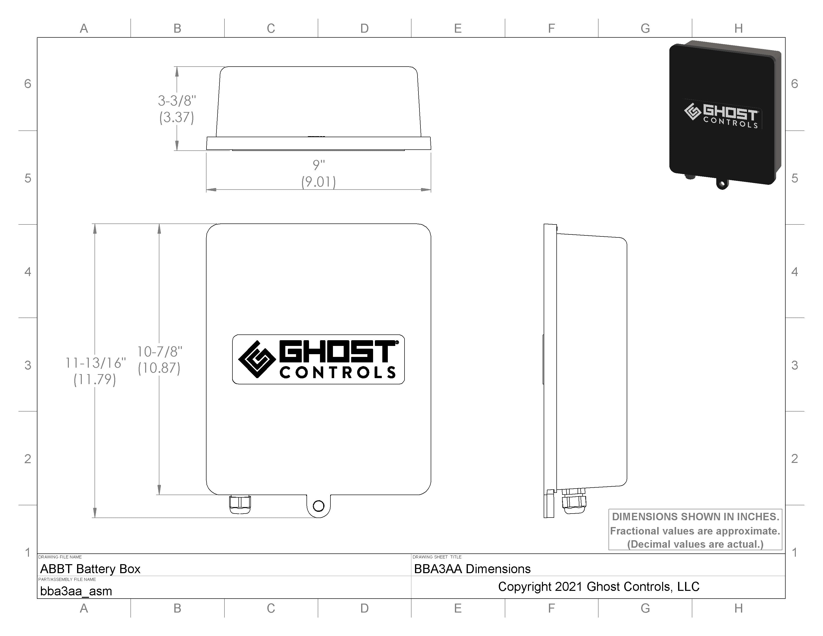 ABBT2 Battery Box Kit with Harness and 2 Batteries | Ghost Controls ...