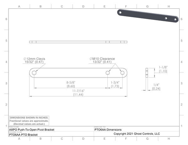 AXPO Push-To-Open Brackets | Ghost Controls - Pro-Ghost Controls